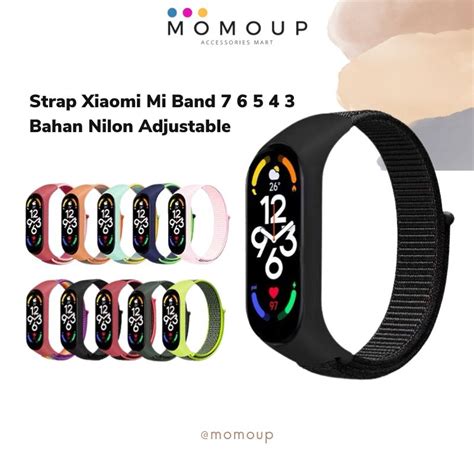 Jual Strap Xiaomi Mi Band 7 6 5 4 3 Nilon Tali Pengganti Jam Xiaomi Mi Band 7 6 5 4 3 Nilon