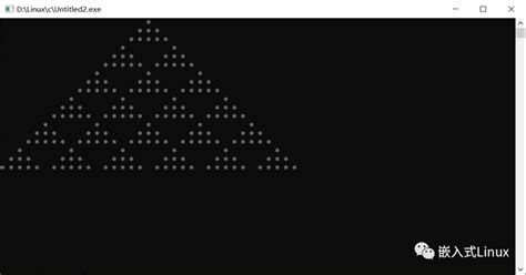 剖析c语言是如何画出这样的三角形的 csdn博客