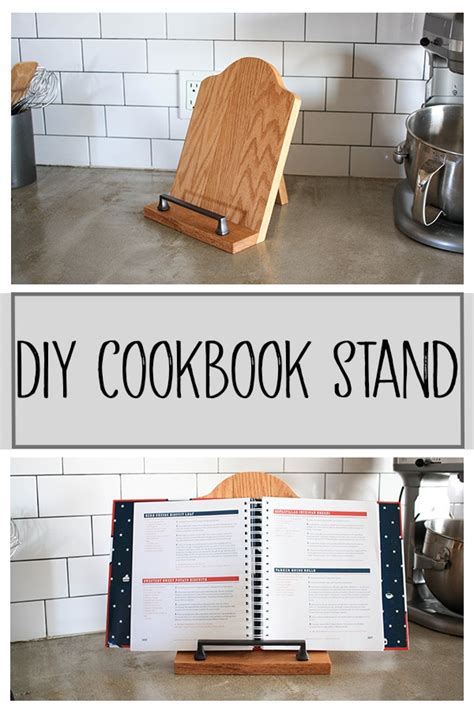 Diy Cookbook Stand The Inspired Workshop