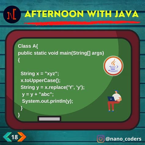Nano Coders Can You Predict The Output Of The Above Java Facebook