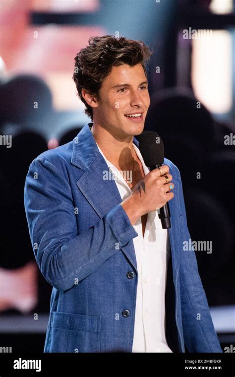 Shawn Mendes On Stage At The JUNO Awards On Sunday May 15 2022 At The Budweiser Stage In