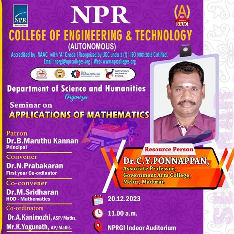 Yashvanthika V On Linkedin Nprcet Firstyear