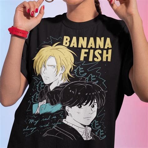 Banana Fish T Shirt Ash Lynx Eiji Okumura Card Anime New Shirt All Size