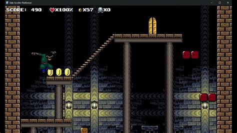 Side Scroller Platformer Switch Puzzle And Working Slopes Rpg Maker Mz Youtube