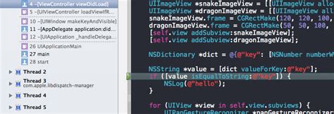 Ios开发何如在调试的时候轻松找到程序在哪里崩溃打印 Nsinvalidargumentexception Csdn博客