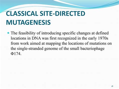 Lectut Btn 202 Ppt L33 Site Directed Mutagenesis PPTX Genetics Science