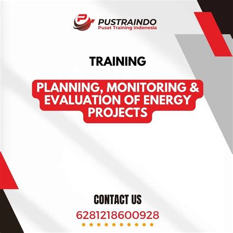 Training Planning Monitoring And Evaluation Of Energy Projects Pustraindo
