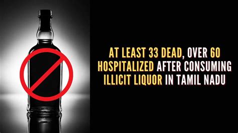 Tamil Nadu Hooch Tragedy At Least 33 Dead Over 60 Hospitalized In