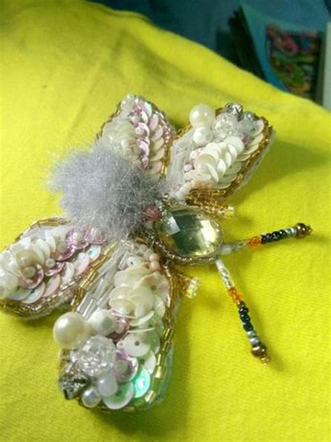 Брошка метелик з бісеру — ціна 250 грн у каталозі Брошки Купити аксесуари за доступною ціною на