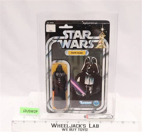 Darth Vader 12 Back A AFA GRADED 75 85 75 85 Star Wars 1978 Kenner Figure Wheeljack S Lab