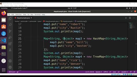 java creating and initializing maps youtube