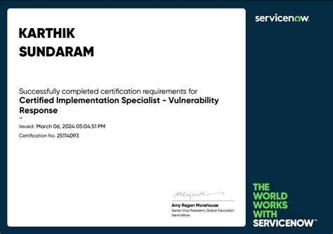Karthik Sundaram On Linkedin Servicenow Secops Vr