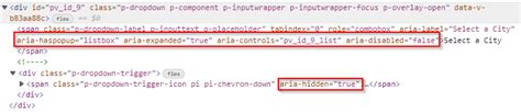Selectonemenu Aria Compliance · Issue 9279 · Primefacesprimefaces