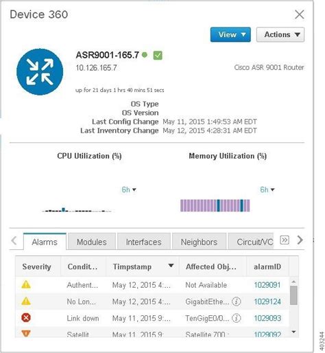 Cisco Evolved Programmable Network Manager 7 1 User And Administrator Guide Monitor Cisco Asr