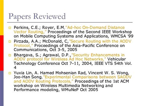 Secure Routing With Aodv Protocol For Mobile Ad