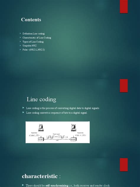 Definition Line Coding Characteristic Of Line Coding Types Of Line Coding Unipolar Nrz Polar