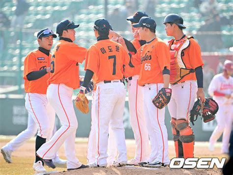 한화ssg 잡고 시범경기 첫 승