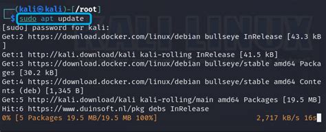 How To Use Kali Linux Docker Images Installing And Running Kali Linux