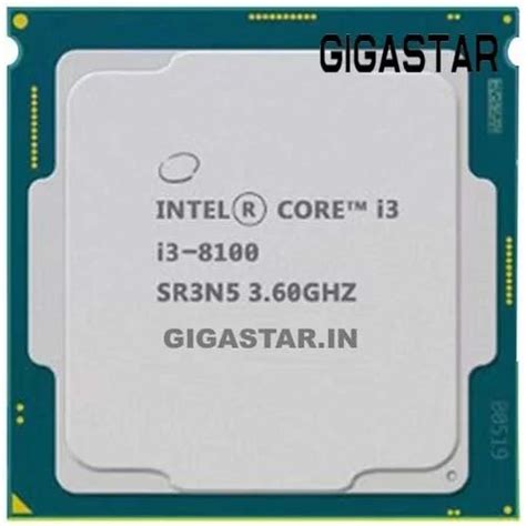 Gigastar Intel Core I3 8100 8th Generation Processor 3 60 Ghz For Lga1151 Socket At ₹ 2900 Piece