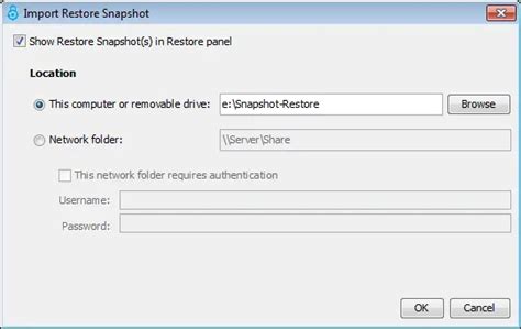 How To Perform A Backupvault Pro Disk Snapshot Import Help Centre