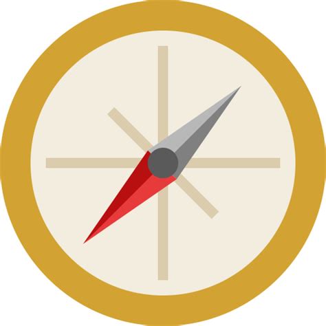 Compass Arrow Direction Location Navigate Navigation Pointer Icon Free Download