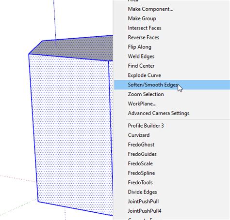 Soften All Selected Edges Pro Sketchup Community