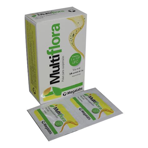 Multiflora Probióticos Megalabs Caja X 14 Sachets