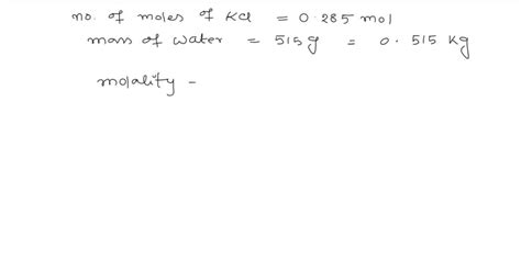solved a solution is prepared by dissolving 30 g of potassium chloride