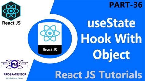 36 Usestate Hook With Object In React React Hooks React Usestate