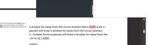 [windows] scroll bars are wider at 200 scaling · issue 554 · eclipse platform eclipse platform