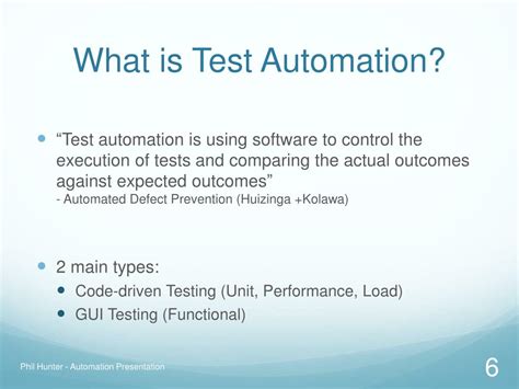 Ppt Automation Testing Presentation Powerpoint Presentation Free