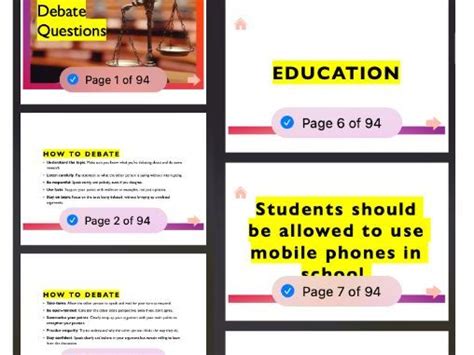 Debate And Oracy Questions Teaching Resources