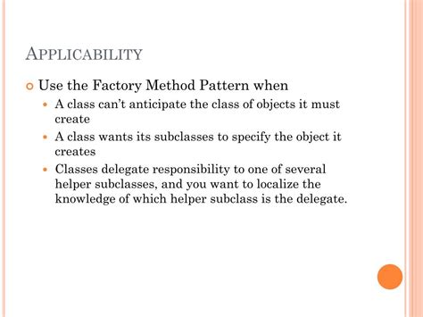 Ppt To Kill A Singleton Factory Method Pattern Powerpoint Presentation Id3091740