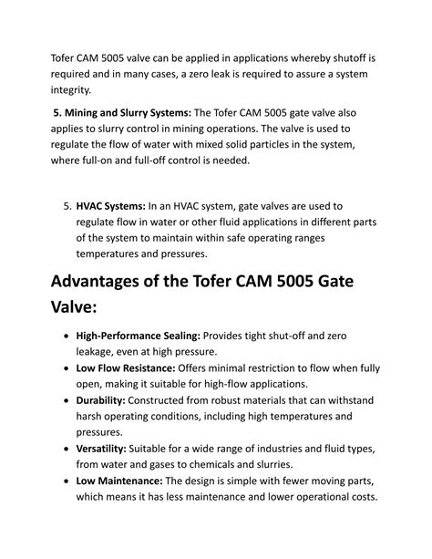 Ppt Tofer Cam 5005 2012060 71 03 Rev 02 Gate Valve Powerpoint