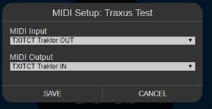 Webmidi Interface Midi I O Setup Traxus Interactive
