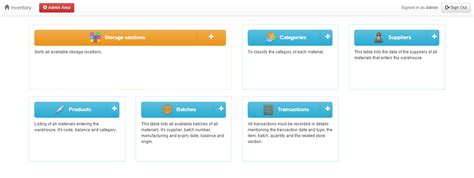 online inventory manager oim — free open source web database