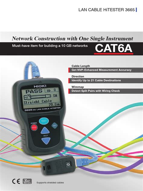 Cat6a Network Construction With One Single Instrument Download Free