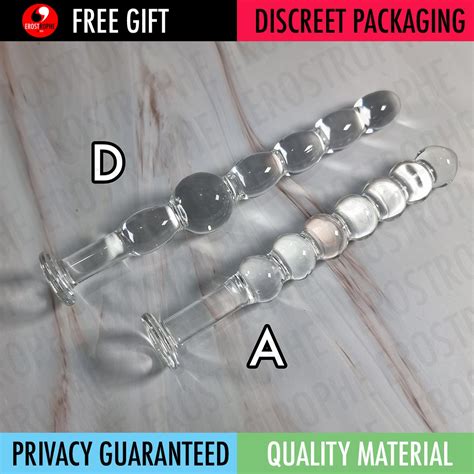 Gourd Crystal Glass Anal Butt Plug Sex Toy Shopee Philippines