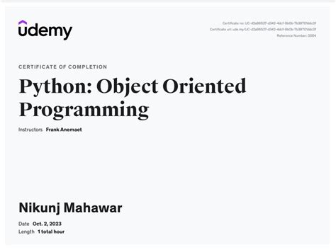 nikunj mahawar on linkedin python udemy