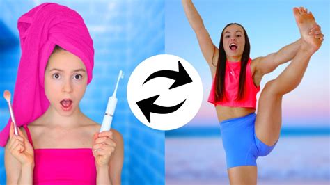Swapping Morning Routines With My Sister Youtube