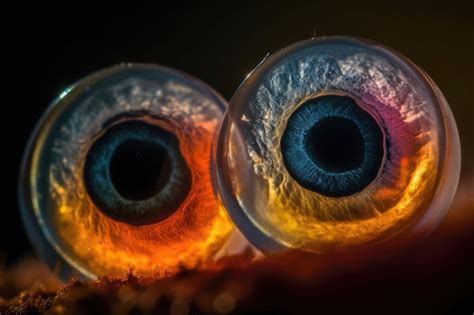 Premium Ai Image Biological Cells Under A Microscope The Microorganisms Microbes Bacteria