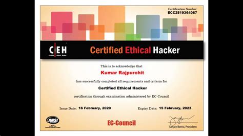 Kumar Rajpurohit On Linkedin Infosec Cybersecurity Ceh