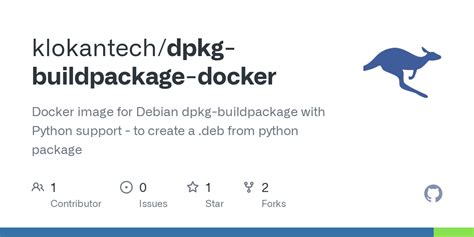 Github Klokantech Dpkg Buildpackage Docker Docker Image For Debian Dpkg Buildpackage With