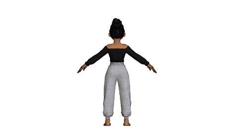 3d Chloe Girl Cartoon Character Turbosquid 2068855