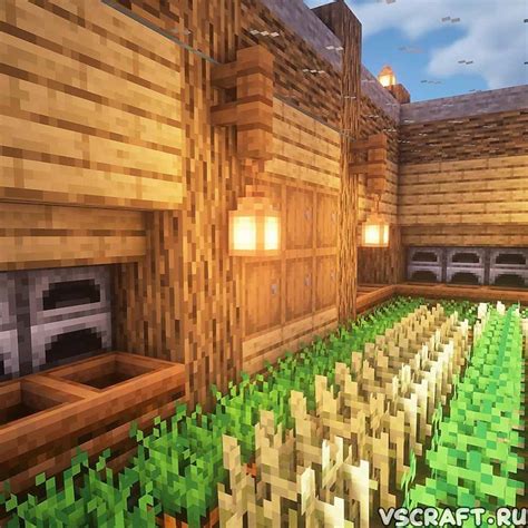 Подземная ферма в Майнкрафт Vscraft