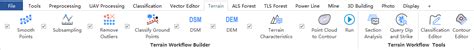 Terrain · Lidar360 User Guide