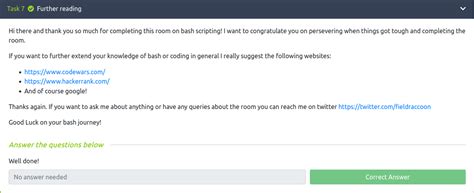 Tryhackme Bash Scripting