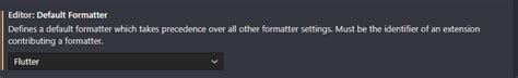 Dart Is There A Way To Auto Format Flutter With Vscode Stack Overflow