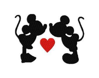Mickey Minnie Walt Disney Mickey Mouse Disney Silhouettes Mickey Love