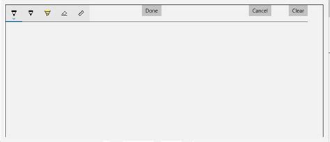 Is It Possible To Add 3rd Party Or Custom Inktoolbar With Inkcanvas In Uwp Xaml Stack Overflow